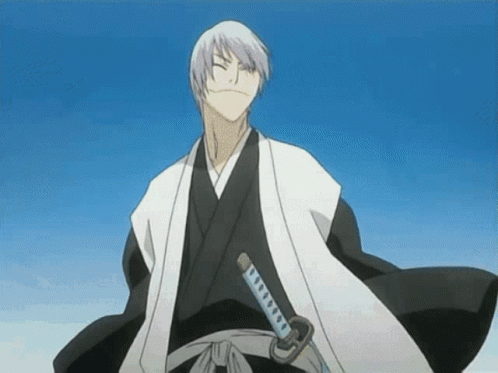 Bleach Gin Ichimaru Bye Wave GIF | GIFDB.com
