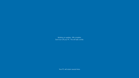 Blue Background Software Update GIF | GIFDB.com