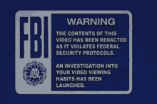 Blue Fbi Public Warning Vhs Tape GIF | GIFDB.com