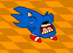 Bodiless Sanic Walking Slowly GIF | GIFDB.com