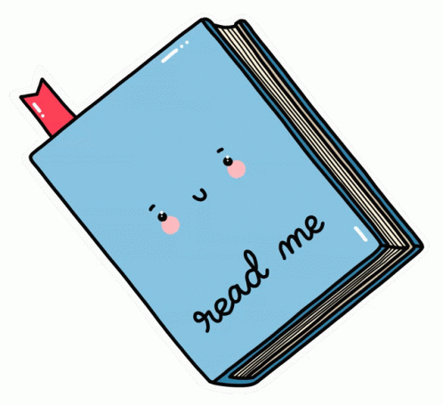 Book Staring Saying Read Me GIF | GIFDB.com