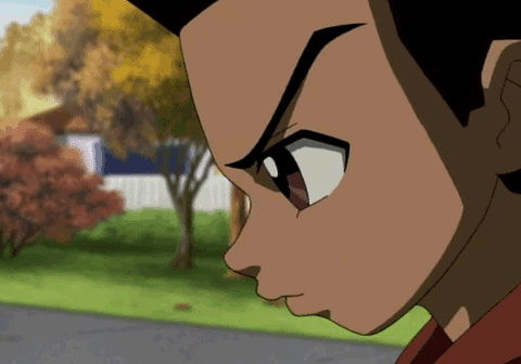 Boondocks Riley Freeman Stare GIF | GIFDB.com