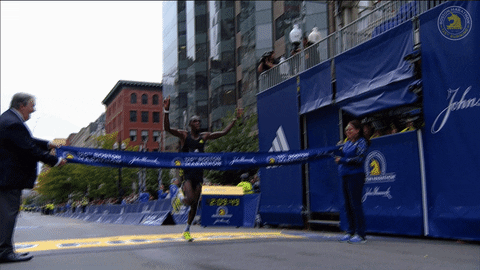 Boston Marathon Finish Line GIF | GIFDB.com