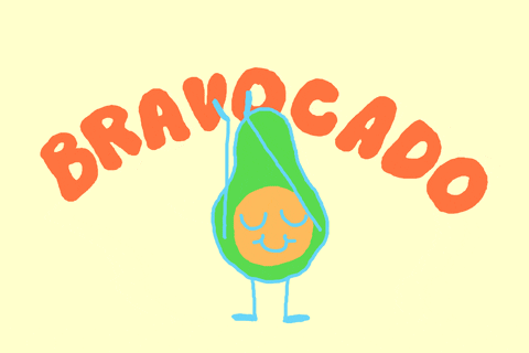 Bravo Bravocado Clap Art GIF | GIFDB.com
