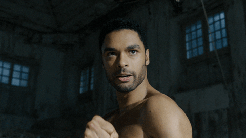Bridgerton Simon Basset Holding Back Punch GIF | GIFDB.com