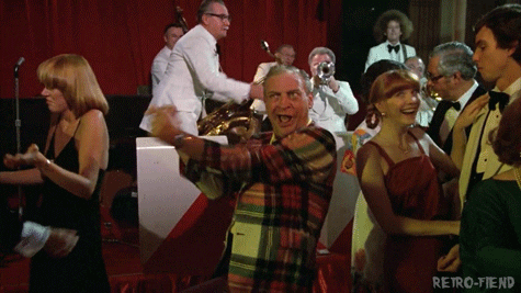 Caddyshack Dance Scene With Rodney Dangerfield GIF | GIFDB.com