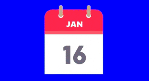 Calendar January Changing Days GIF | GIFDB.com
