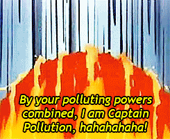 Captain Planet I Am Captain Pollution GIF | GIFDB.com