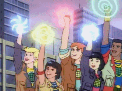 Captain Planet Planeteers Powers GIF | GIFDB.com