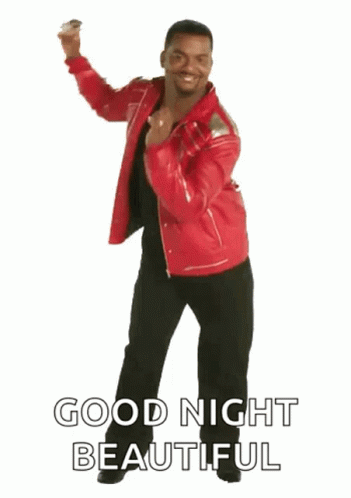 Carlton Dancing Goodnight Beautiful GIF | GIFDB.com
