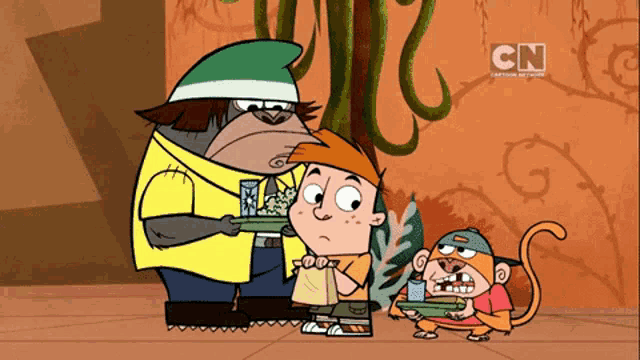 Cartoon Network Gym Partner Monkey GIF | GIFDB.com