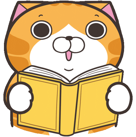 Cat Learning From Book GIF | GIFDB.com