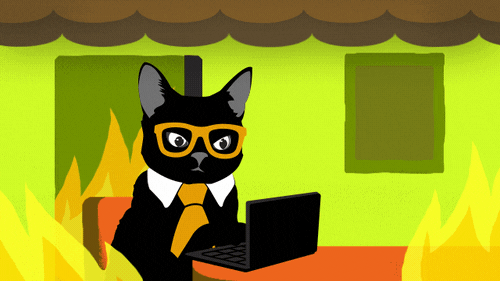 Cat Office Computer Memes Parody GIF | GIFDB.com