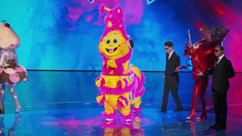 Caterpillar Mascot Waving GIF | GIFDB.com