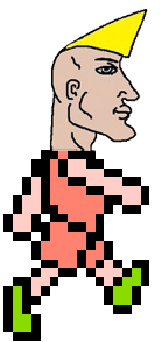 Chad Walking Pixel Art GIF | GIFDB.com