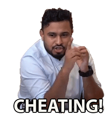 Cheater Cheating Abish Mathew GIF | GIFDB.com