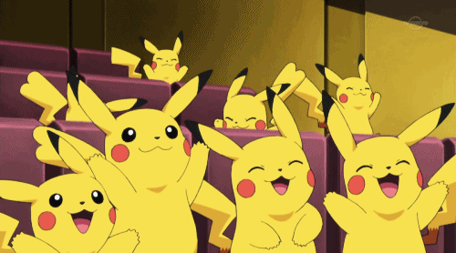 Cheering Group Of Pikachu GIF | GIFDB.com