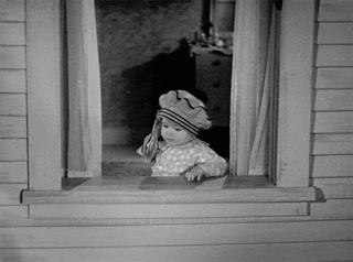 Child Throwing Money Vintage Scene GIF | GIFDB.com