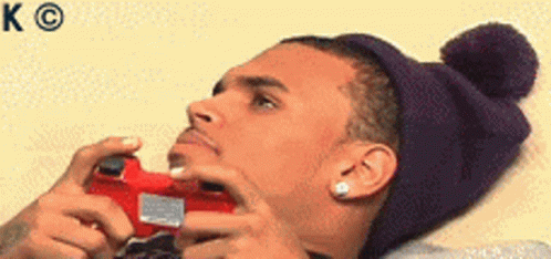 Chris Brown Confused Side Eye GIF | GIFDB.com