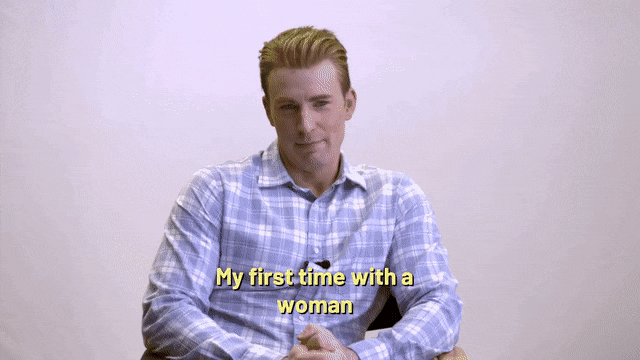 Chris Evans Interview First Time With A Woman