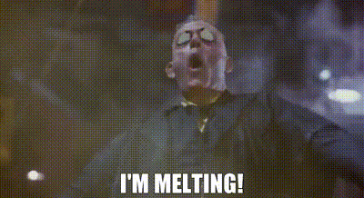 Christopher Lloyd I'm Melting In Roger Rabbit Movie GIF | GIFDB.com