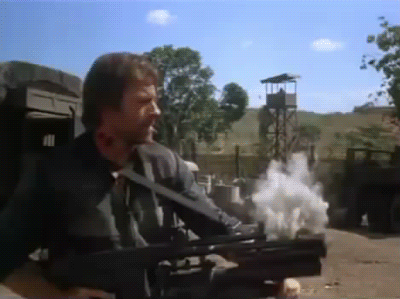 Chuck Norris Firing Grenade Launcher GIF | GIFDB.com
