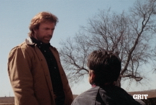 Chuck Norris One Punch Knock Out GIF | GIFDB.com
