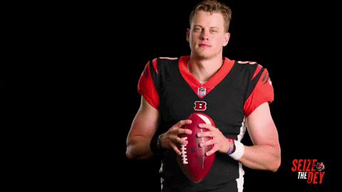 Cincinnati Bengals Joe Burrow Who Dey Gesture GIF | GIFDB.com
