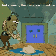 Cleaning The Mess Don't Mind Me GIF | GIFDB.com