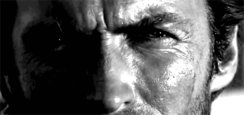 Clint Eastwood Serious Stare GIF | GIFDB.com