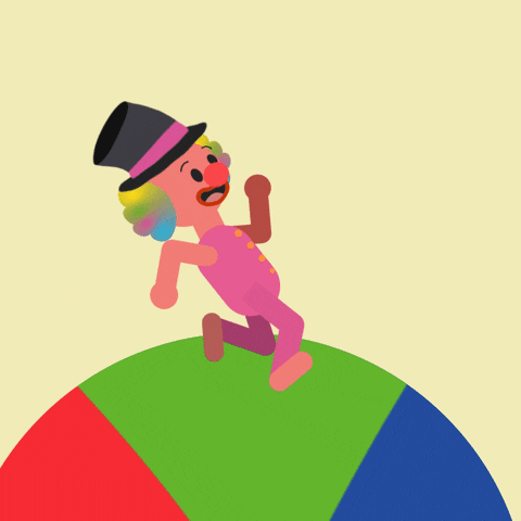 Clown Fun Run GIF | GIFDB.com