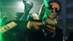 Club Guy Throwing Money GIF | GIFDB.com