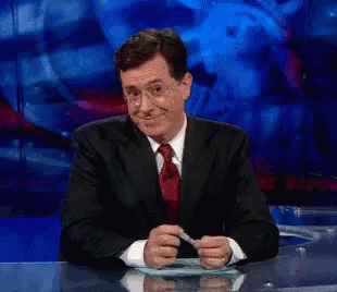 Comedian Stephen Colbert You Da Man GIF | GIFDB.com
