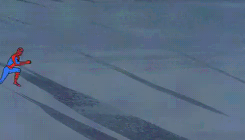 Comic Spiderman Hurry Up Running Meme GIF | GIFDB.com