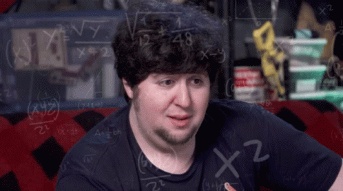 Confused Jontron Calculating Everything GIF | GIFDB.com