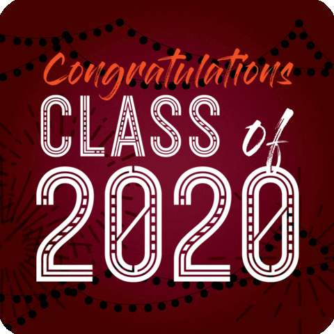 Congratulations Graduate Class Of 2020 Moving GIF | GIFDB.com