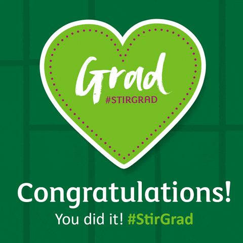 Congratulations Graduate You Did It Hashtag Stirgrad GIF | GIFDB.com