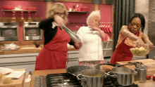 Cooking Together Is Not Going Well GIF | GIFDB.com
