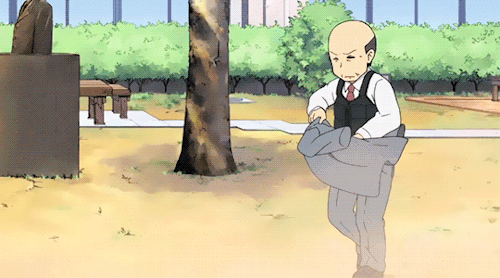 Cool Anime Nichijou Deer Wrestling GIF | GIFDB.com
