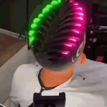 Cool Rgb Light Hair Style Meme GIF | GIFDB.com