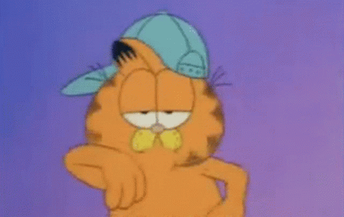 Cool Serious Face Garfield Dancing GIF | GIFDB.com