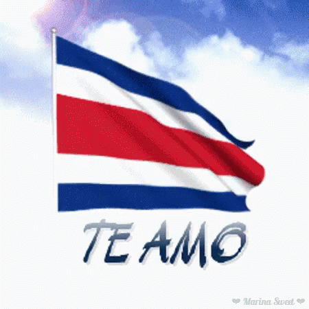 Costa Rica Flag Waving GIF | GIFDB.com