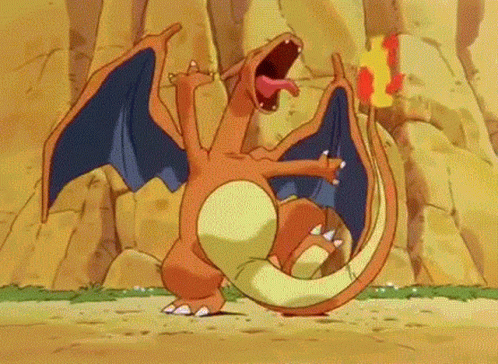 Crazy Screaming Charizard GIF | GIFDB.com