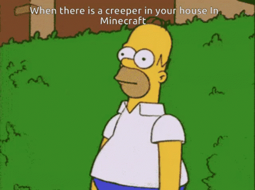 Creeper In House Minecraft Meme GIF | GIFDB.com