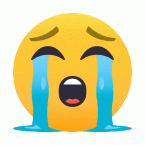 Crying Emoji Howling Sad GIF | GIFDB.com