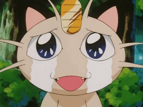 Crying Pokemon Meow GIF | GIFDB.com