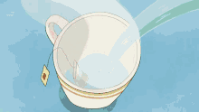 Cup With Tea Bag And Hot Water GIF | GIFDB.com