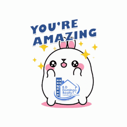Cute Animated Little Bunny You Are Amazing GIF | GIFDB.com
