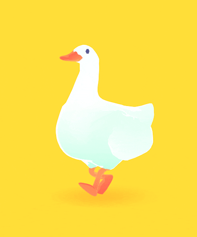 Cute Duck Walking Forward GIF | GIFDB.com