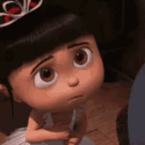 Cute Girl Agnes Puppy Eyes GIF | GIFDB.com